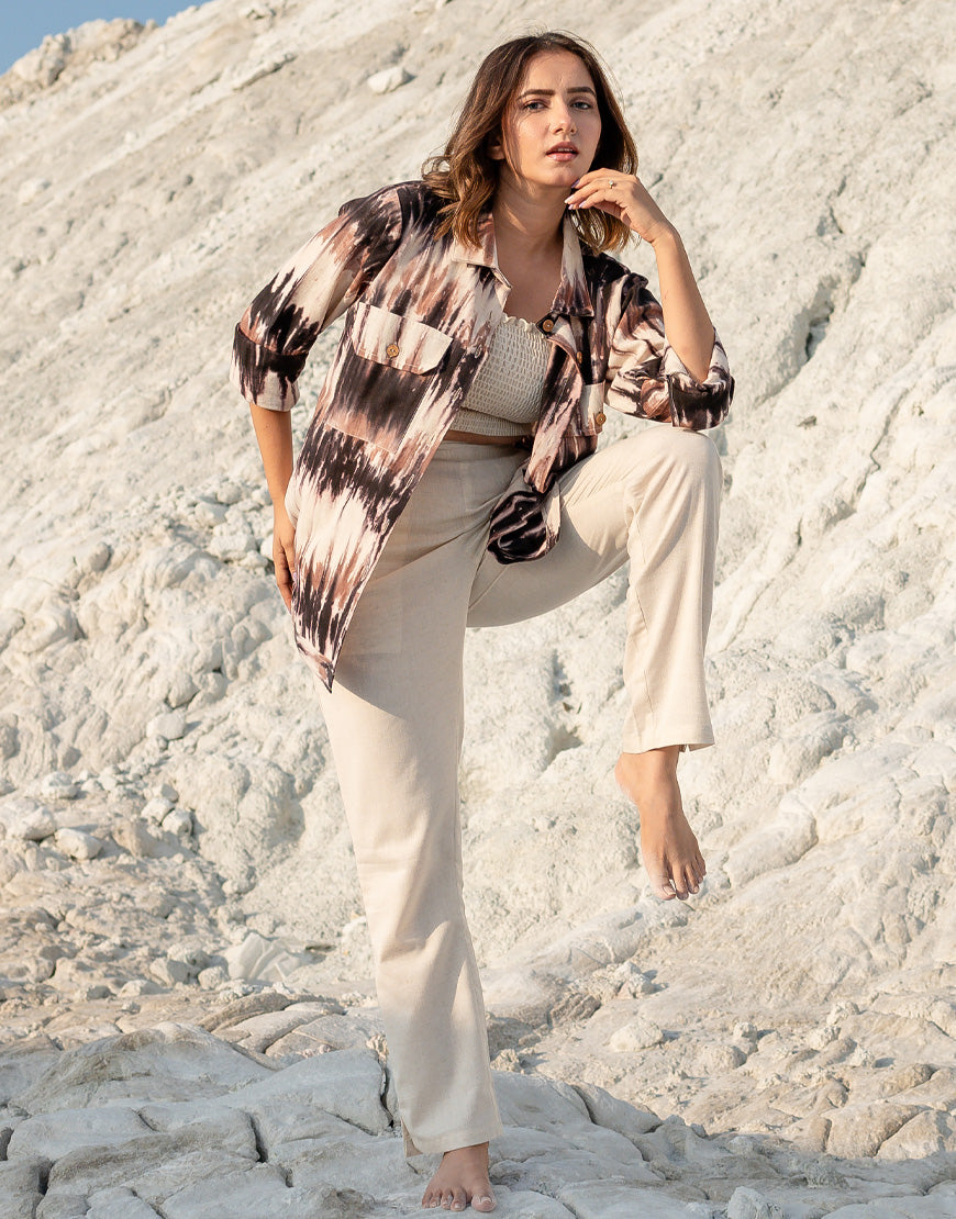 Shop Badami Tie-Dye Jacket Online - B-568-XS