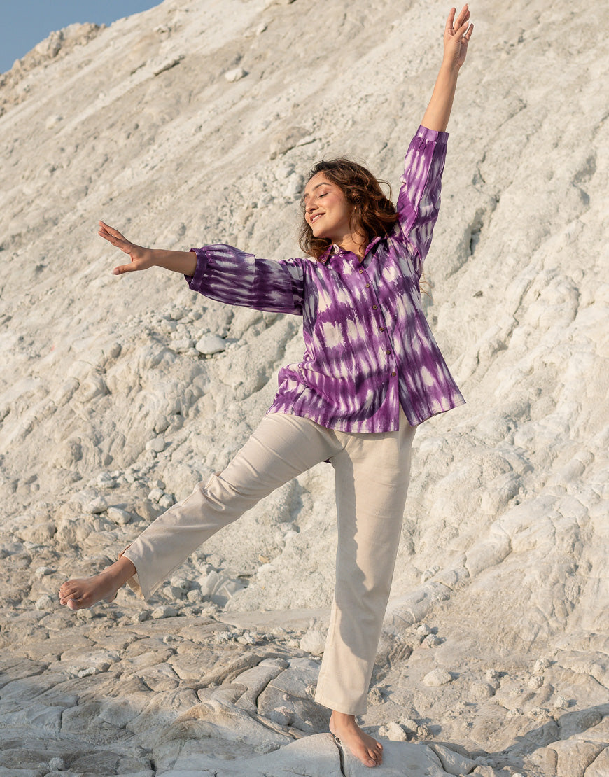Shop Baingani Tie-Dye Shirt Online - B-564-XS