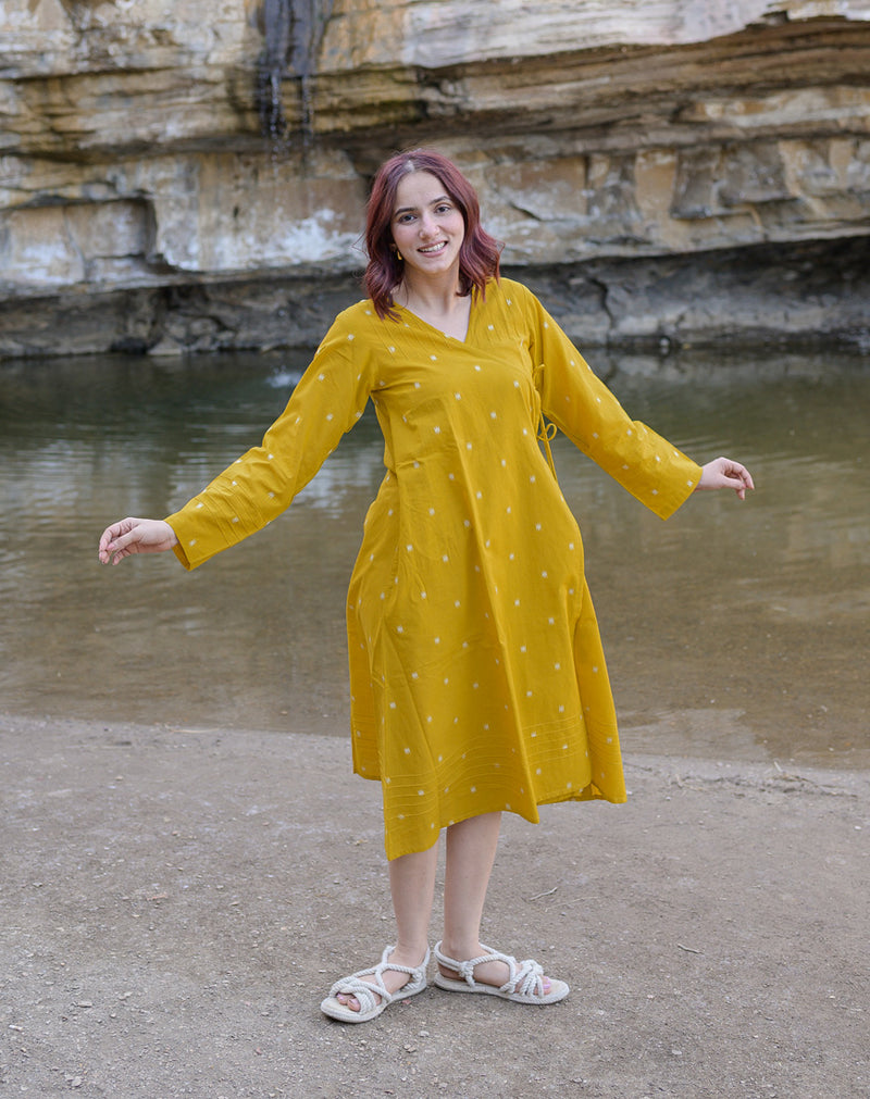 Shop Ikea Yellow Dress Online - B-709-XS