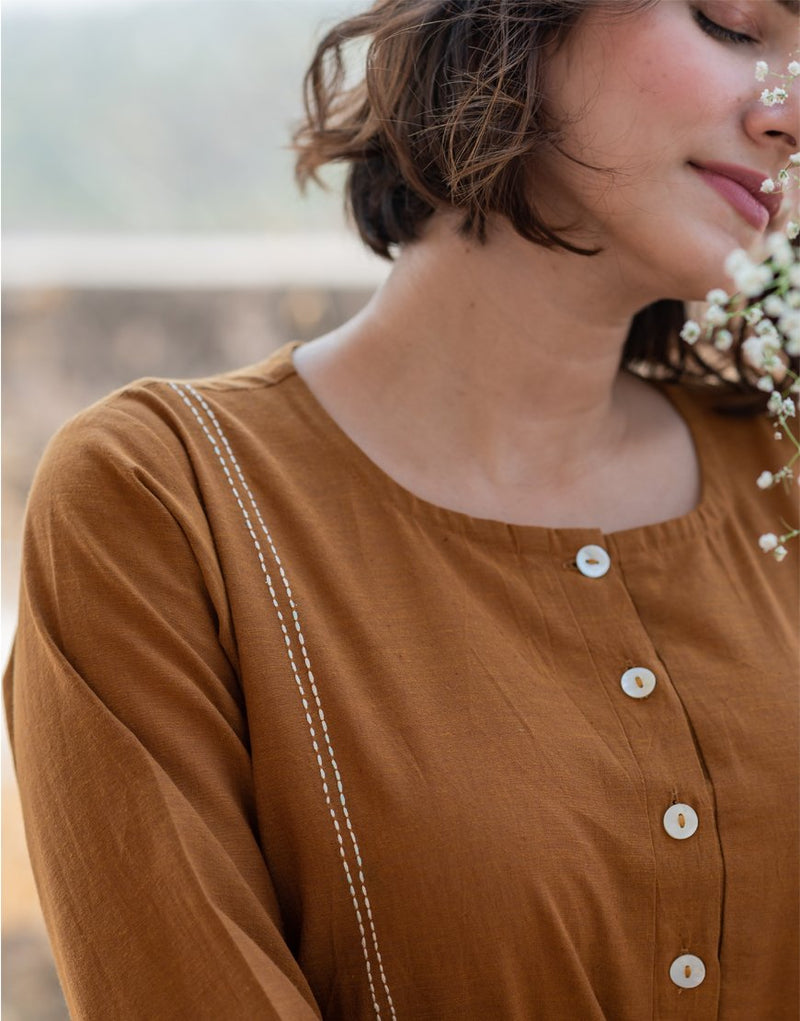 Almond Brown Co-ord Set